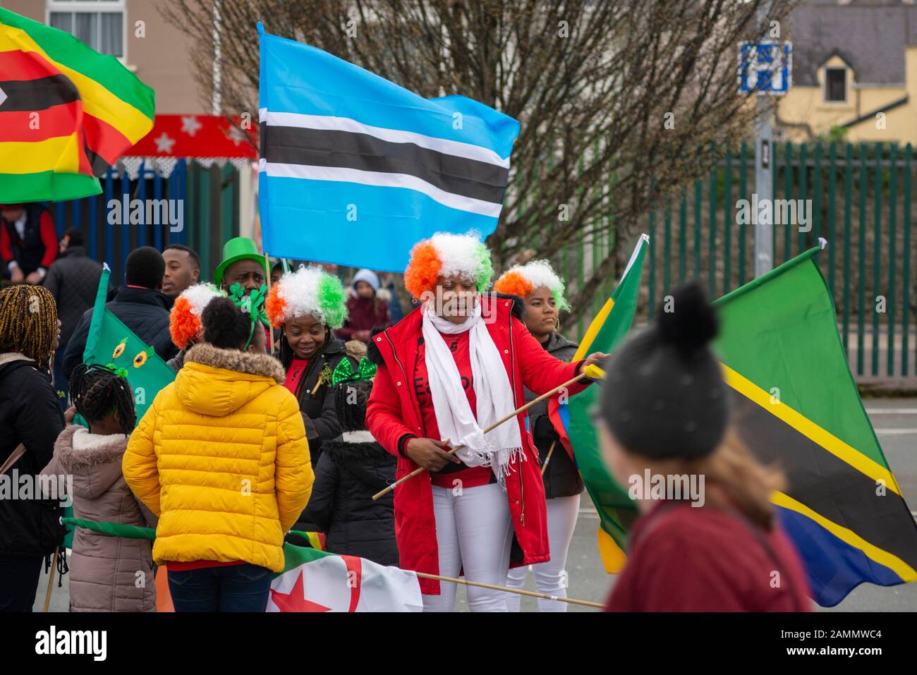 Tricolour Flags Ireland High Resolution Stock Photography and Images ...