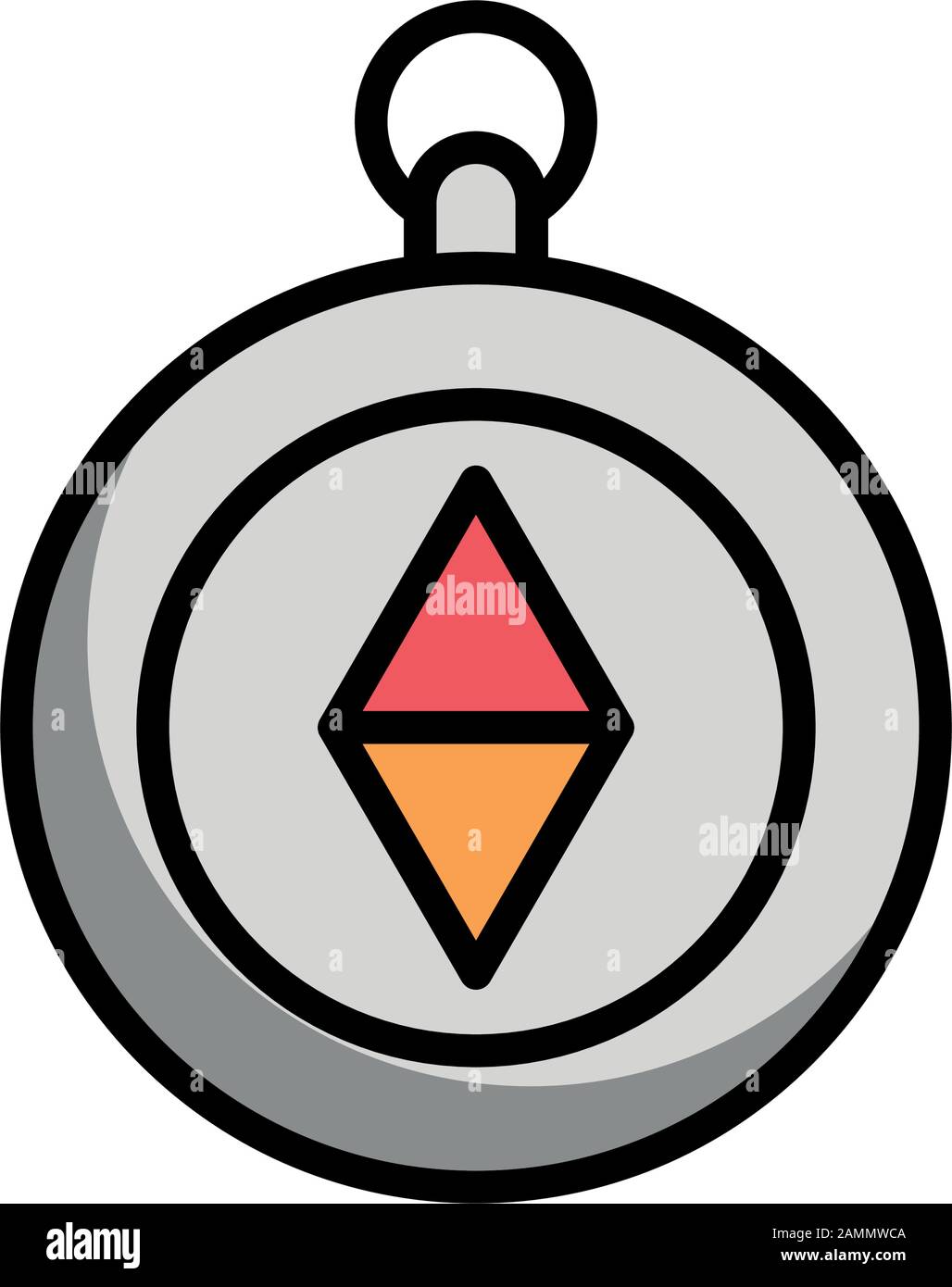 compass guide device isolated icon Stock Vector Image & Art - Alamy
