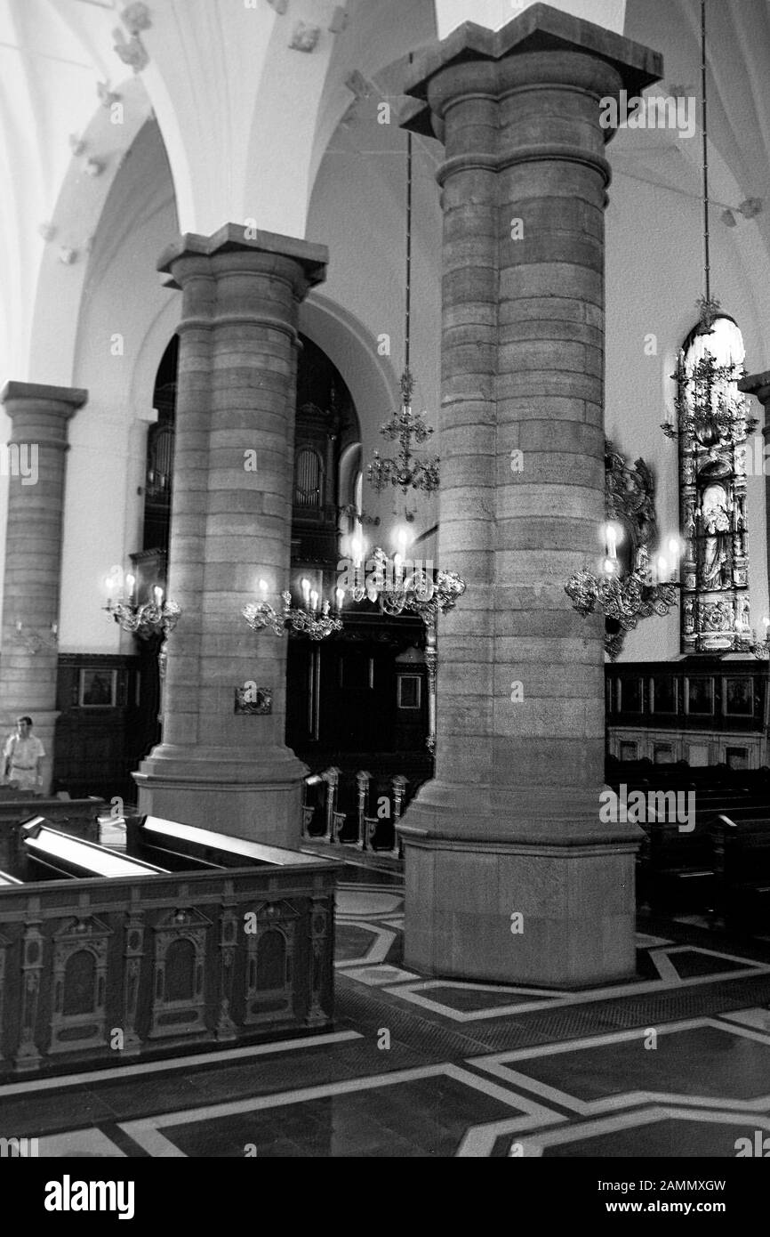 Die Deutsche Kirche in der Altstadt von Stockholm, 1969. The German ...
