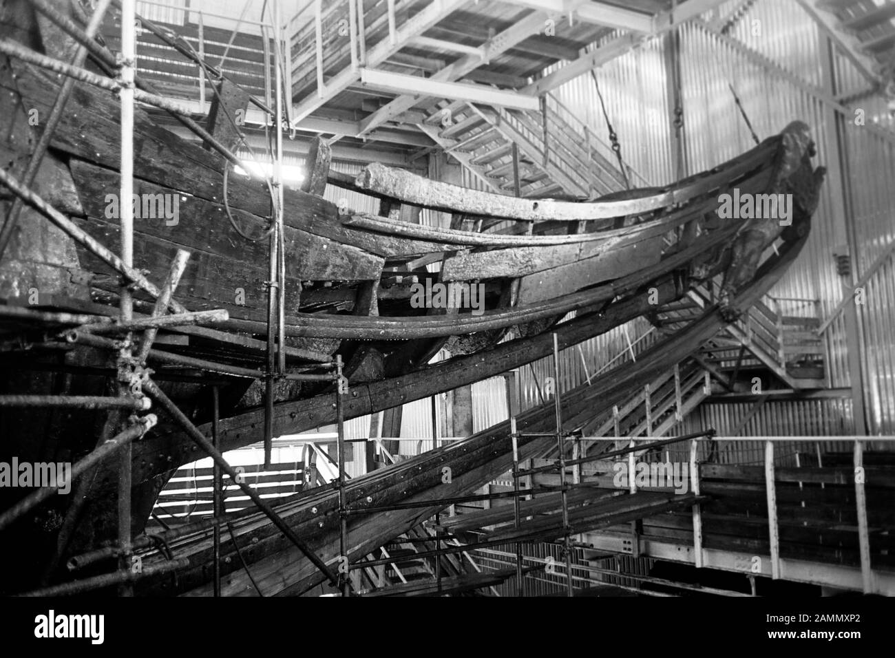 Shipwreck exhibition Black and White Stock Photos & Images - Alamy