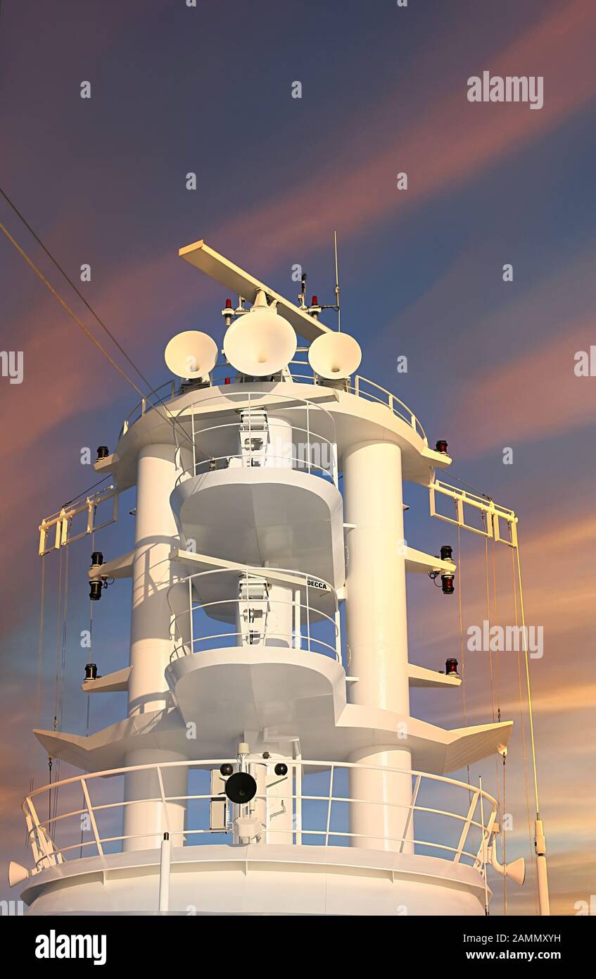 Ships Tower in Warm Light Stock Photo - Alamy