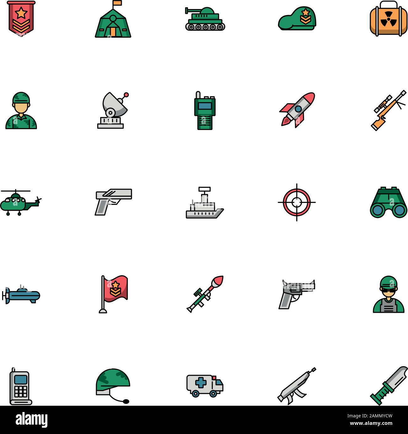 Soldier vector bundle hi-res stock photography and images - Alamy