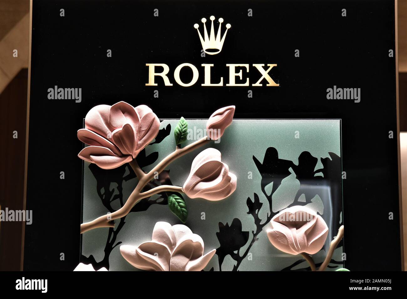 Rolex logo hi-res stock photography and images - Alamy