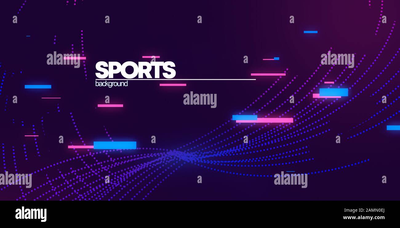Abstract dark colored background with white sports background text ...