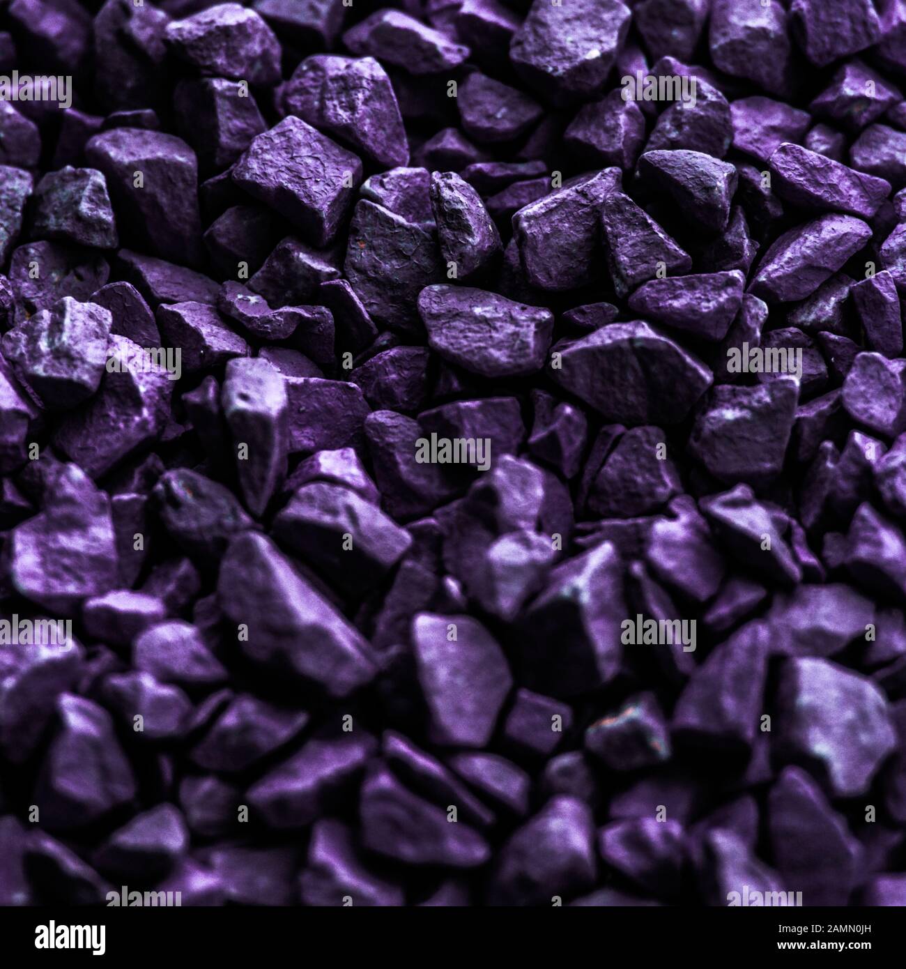 Decor, surface and nature concept - Purple stone pebbles as abstract ...