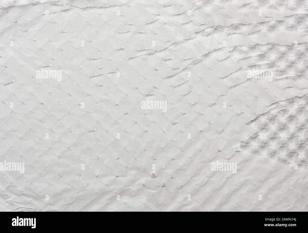 wrinkled and damaged sheet of white paper, element for the designer ...