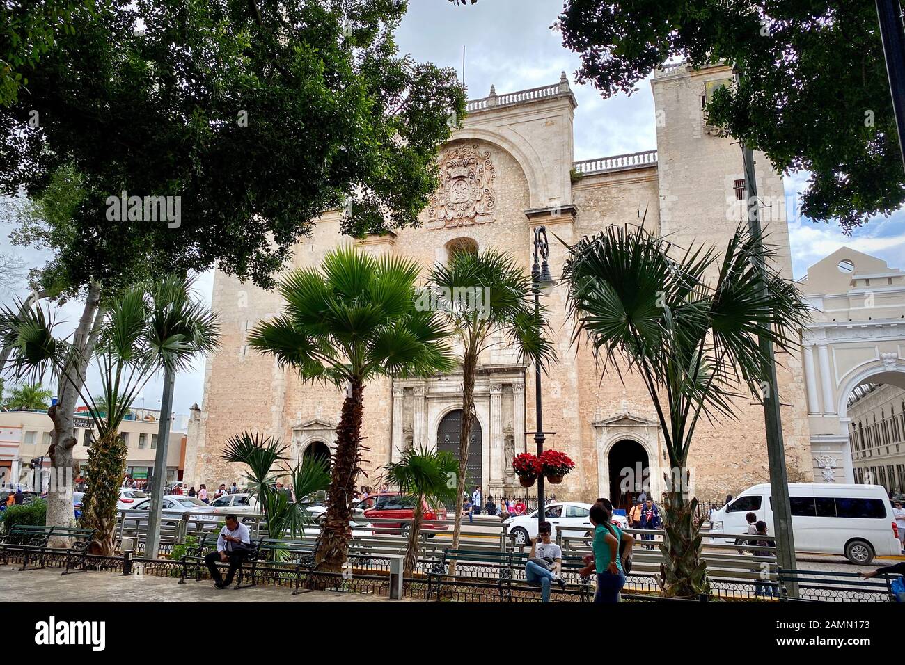 Catedral de San Ildefonso, Merida, Mexico Stock Photo - Alamy