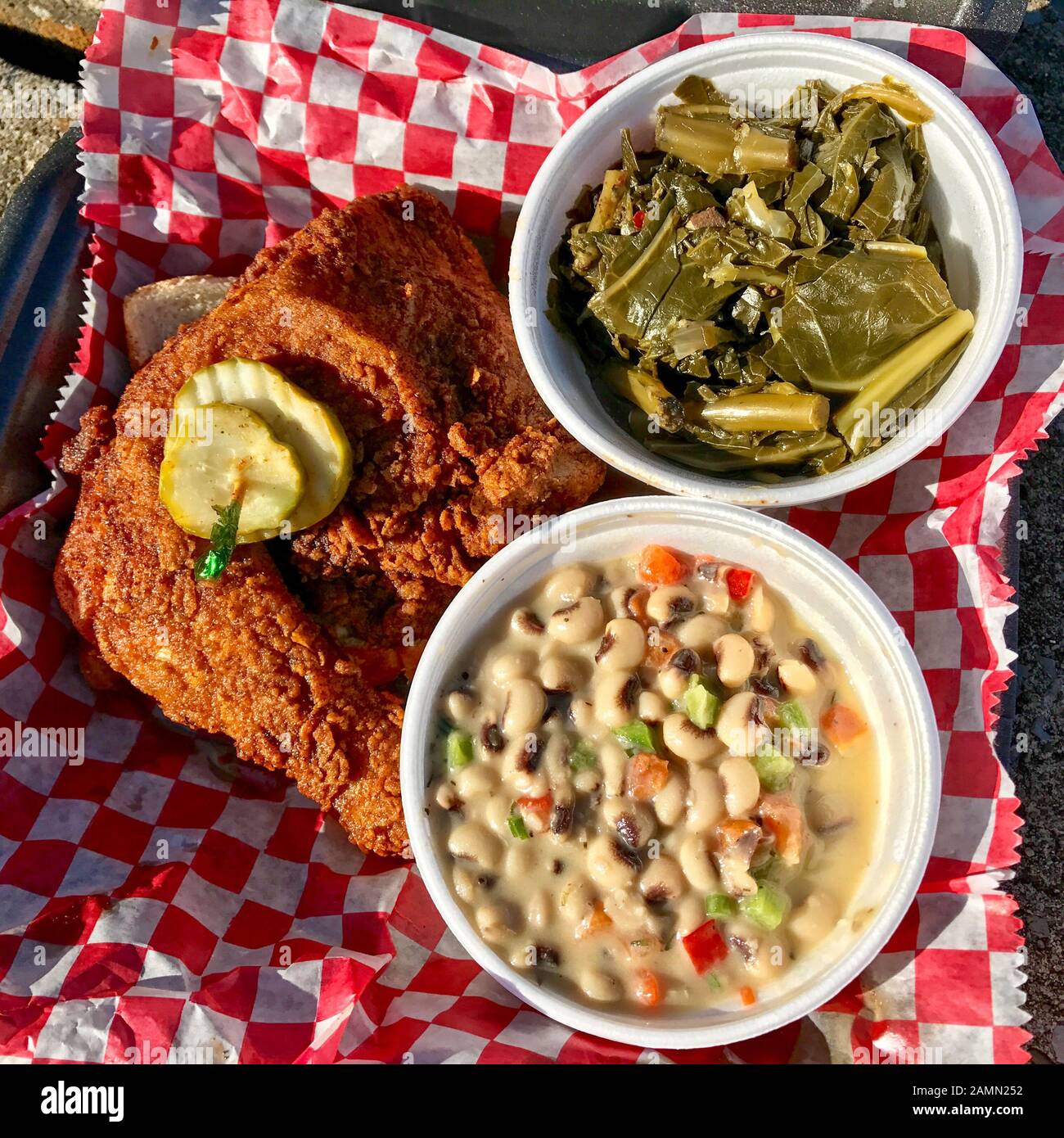 Nashville hot chicken. Nashville, Tennessee Stock Photo - Alamy