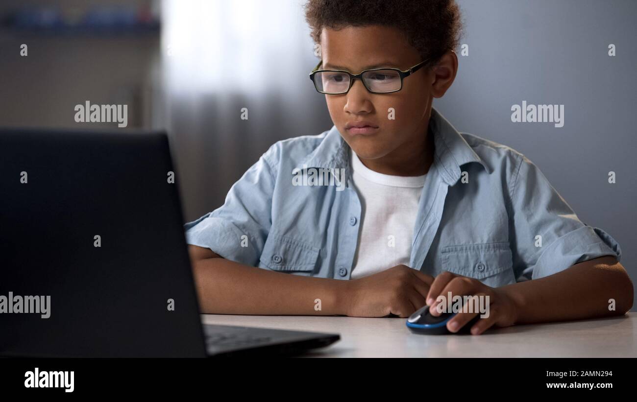 Nerd with computer hi-res stock photography and images - Alamy