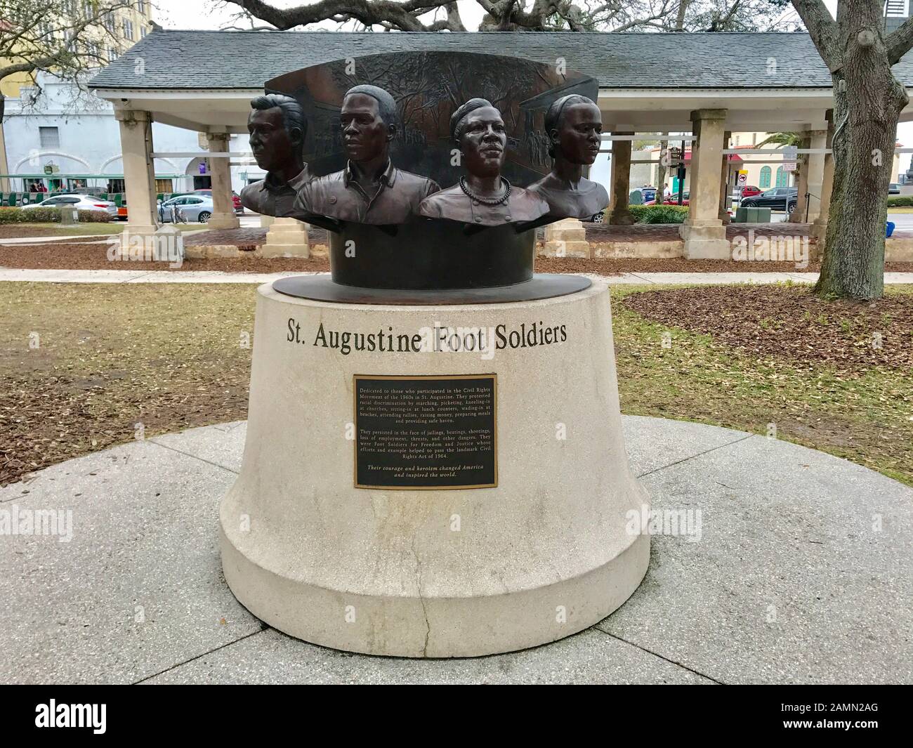 Civil rights memorial. St. Augustine, Florida Stock Photo - Alamy