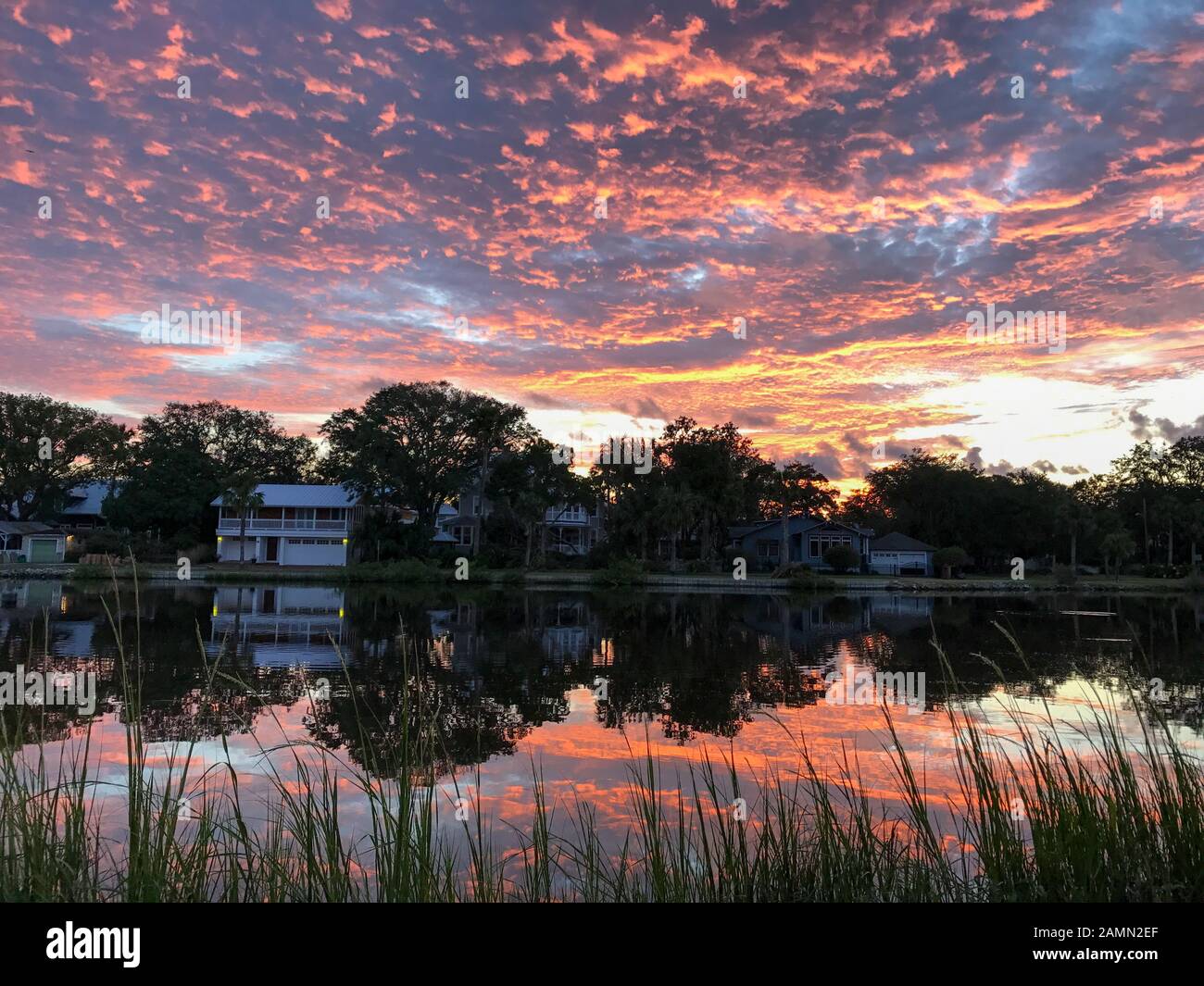 Lake Maria Sanchez. St. Augustine, Florida Stock Photo - Alamy
