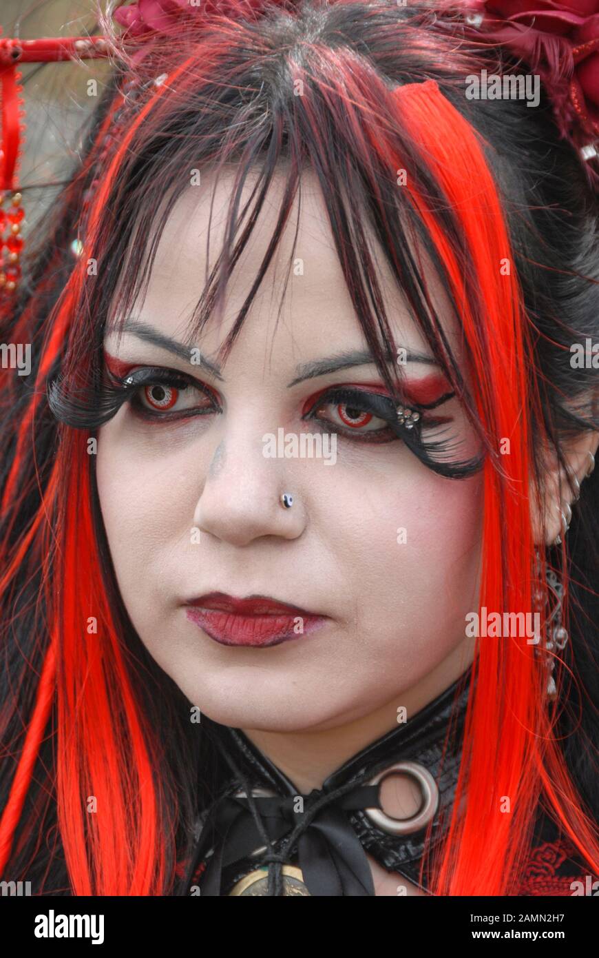 Whitby goth convention hi-res stock photography and images - Alamy