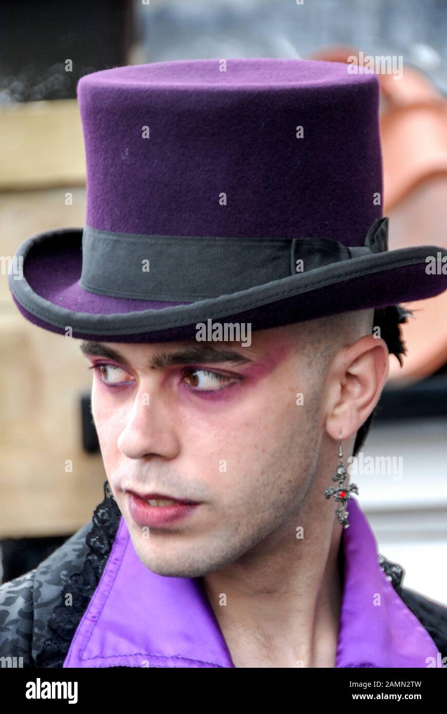 Goth Convention weekend at Whitby, North Yorkshire in Britain The Jet ...