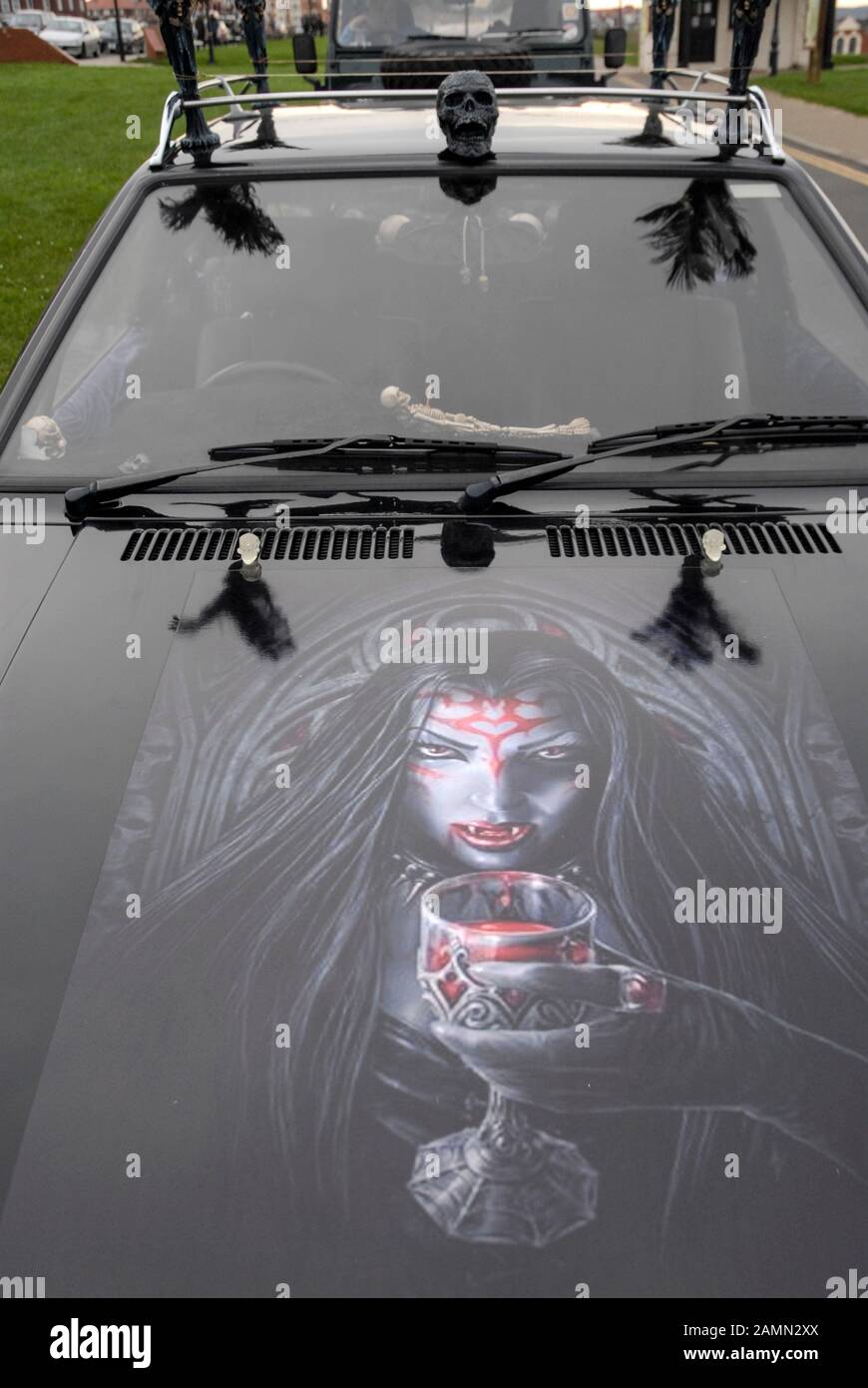 Goth Convention weekend at Whitby, North Yorkshire in Britain Many ...