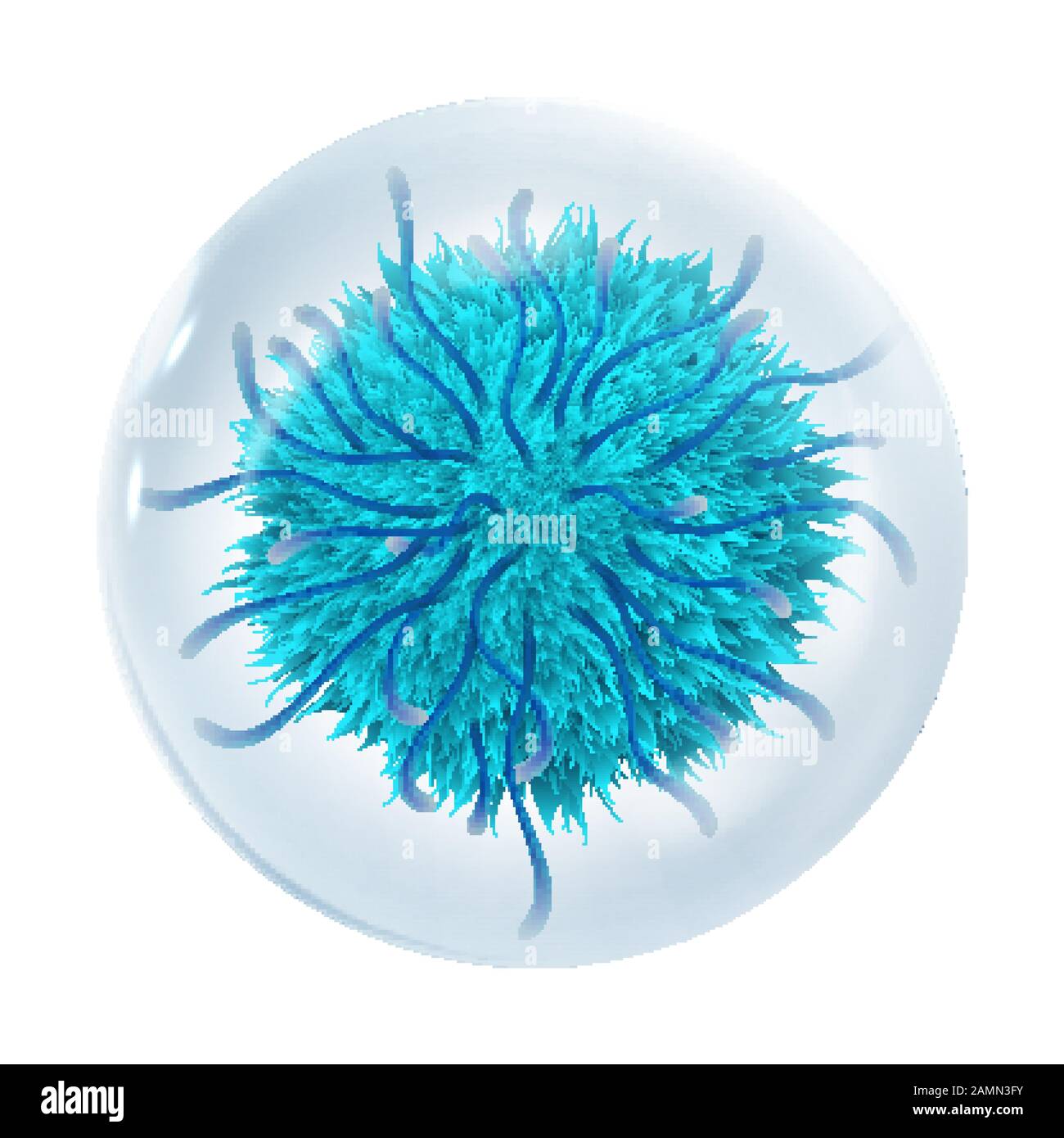 Virus Bacteria Cell In Spherical Shape Vector Stock Vector Image & Art ... Virus Bacteria Cell In Spherical Shape Vector Stock Vector Image & Art ...