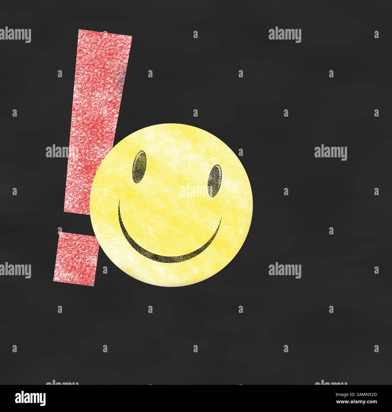 Cartoon exclamation mark character isolated hi-res stock photography ...