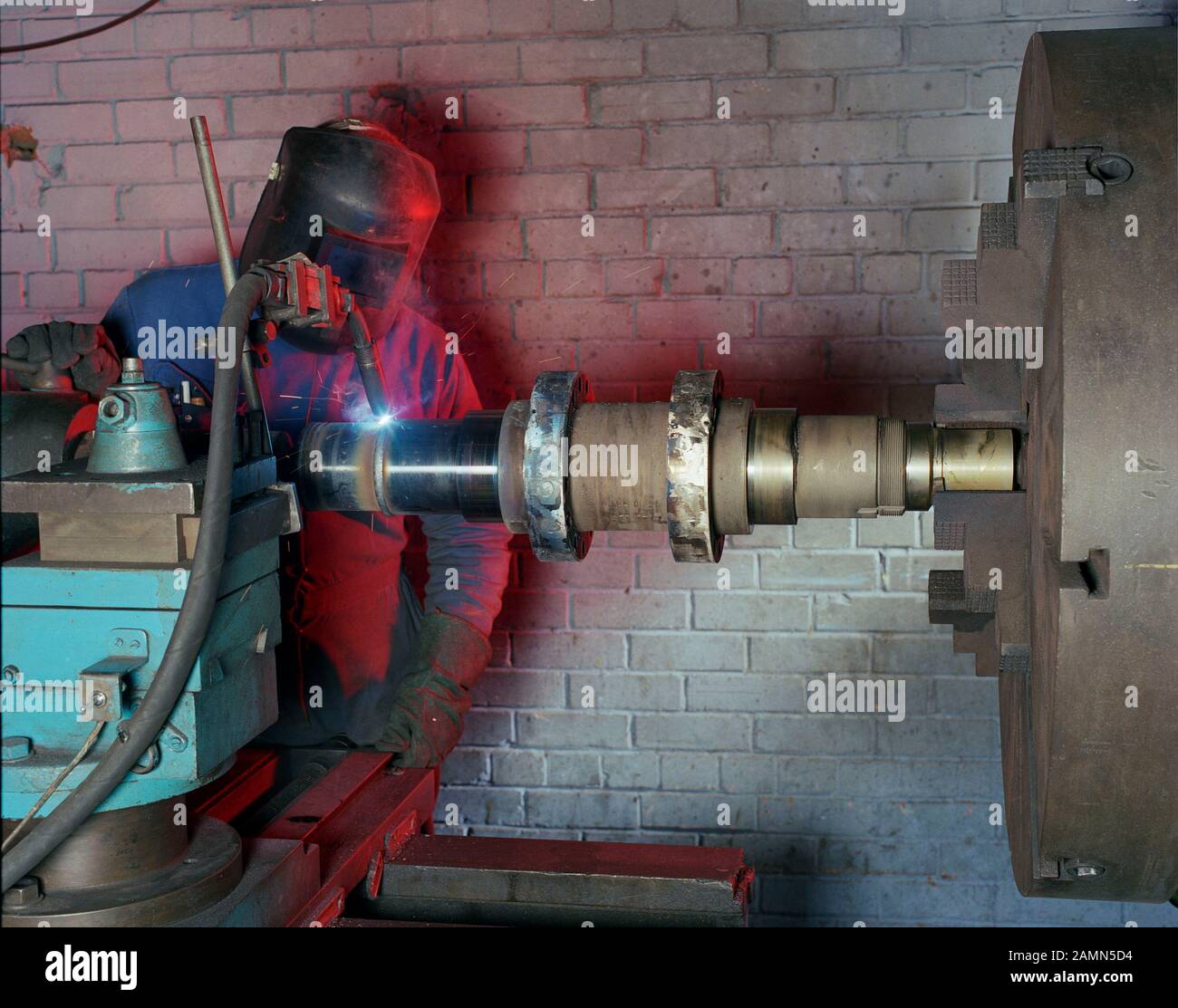 Engineering factory in northern England, Uk, in 1989 Stock Photo - Alamy
