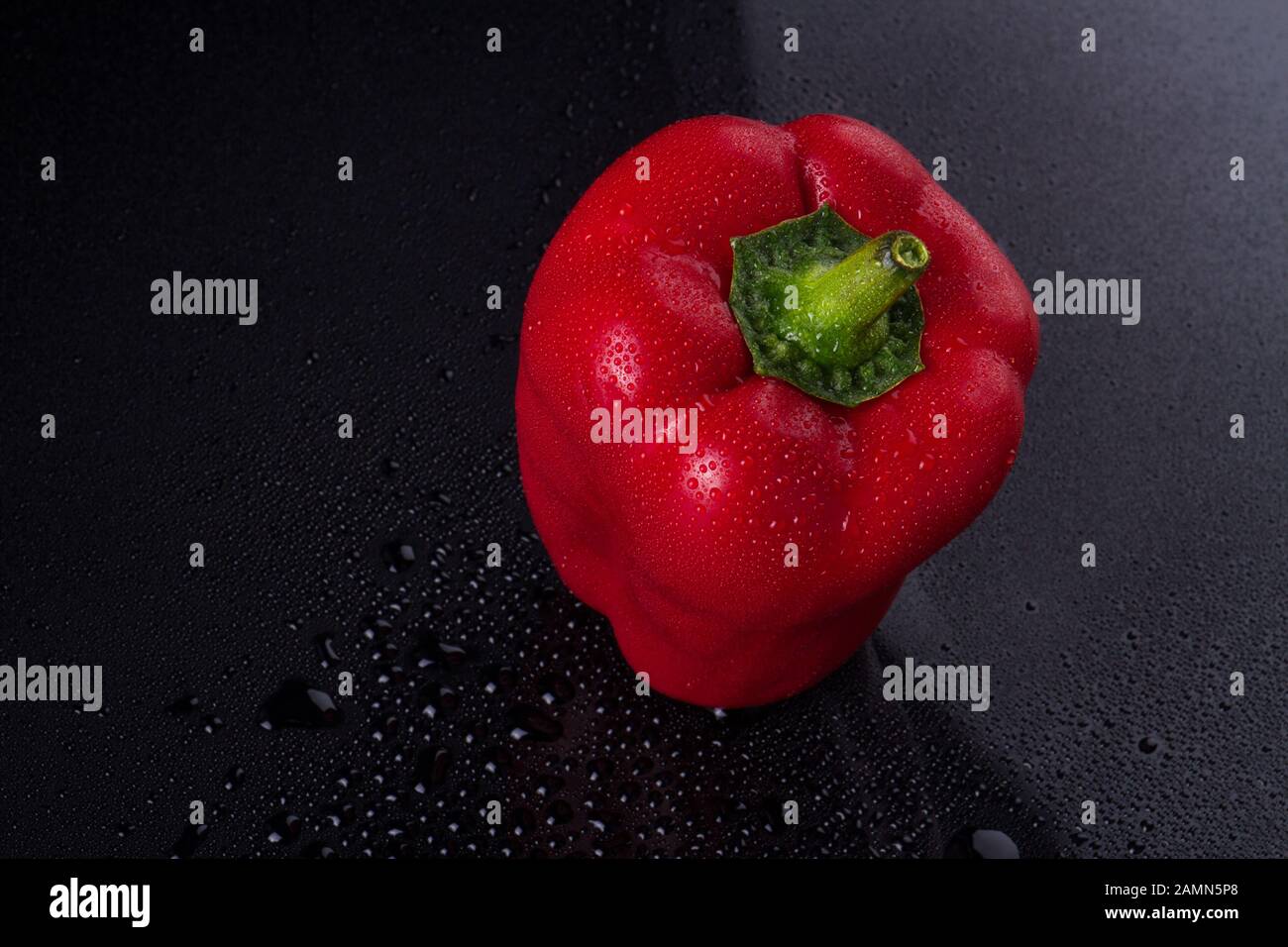 Bell pepper top view hi-res stock photography and images - Alamy