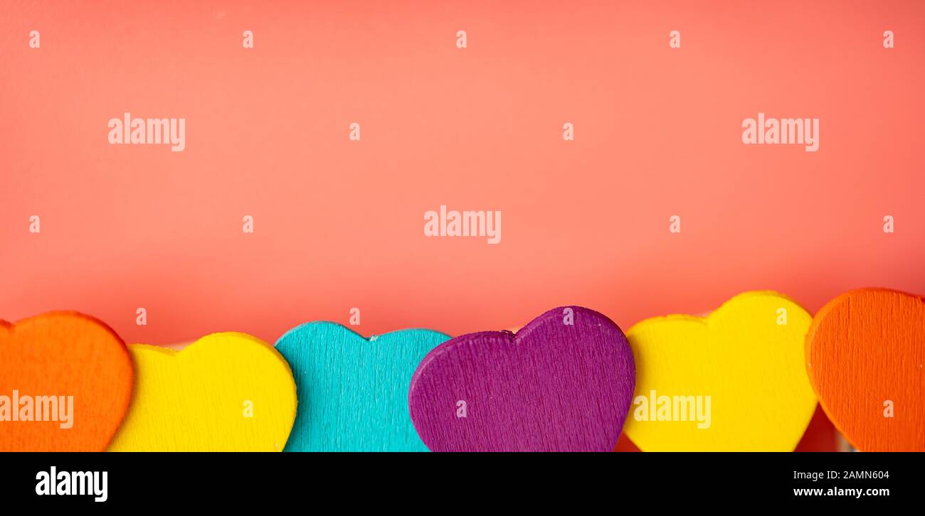 Mini pink hearts hi-res stock photography and images - Alamy