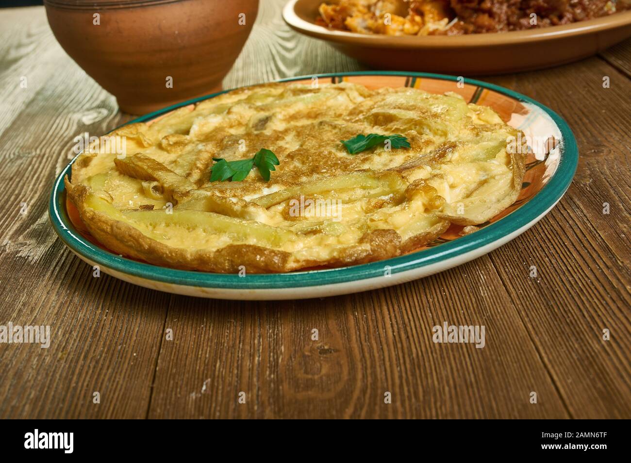 Chipsi mayai, chips and eggs - common food found in Tanzania, East ...