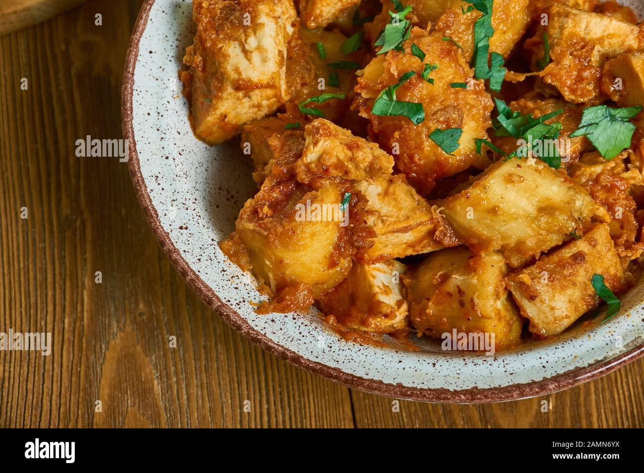 Kondres - Spicy Stewed Plantains, popular Cameroonian one-pot meal with ...