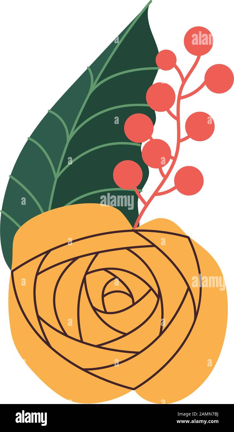 Rosal flower Stock Vector Images - Alamy