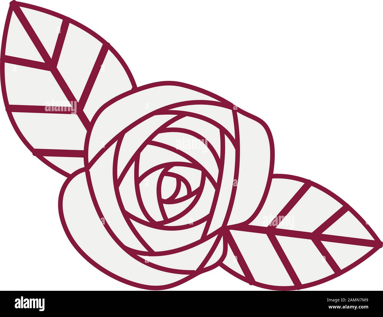 Rosal flower Stock Vector Images - Alamy
