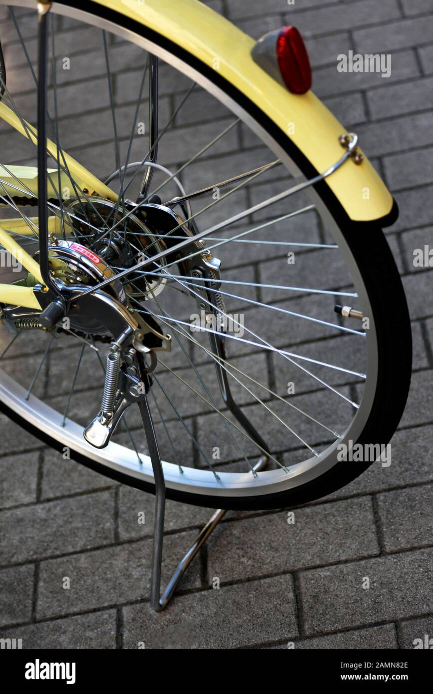 bicycle stand Japan Stock Photo - Alamy