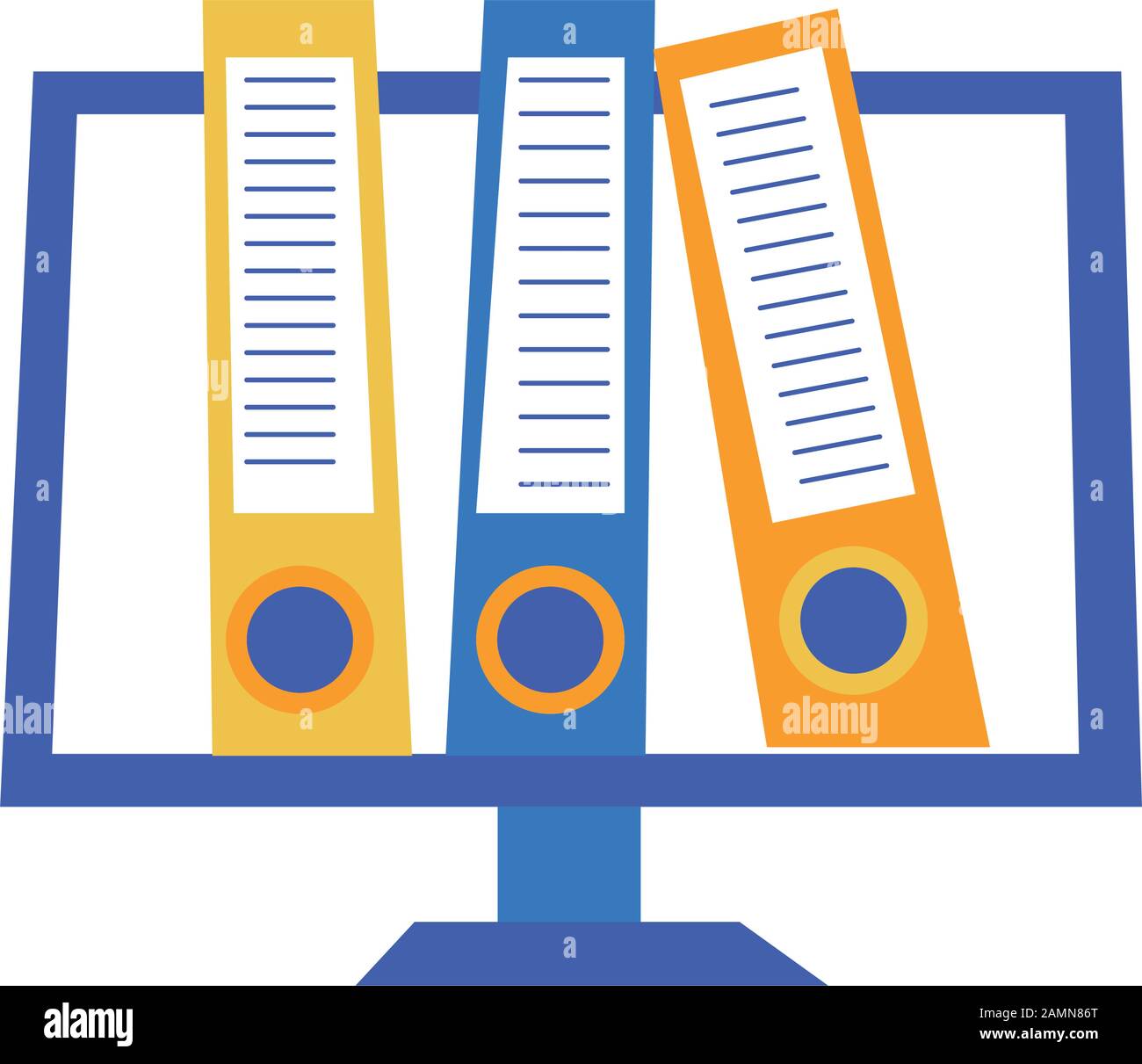 school pile text books in desktop computer Stock Vector Image & Art - Alamy