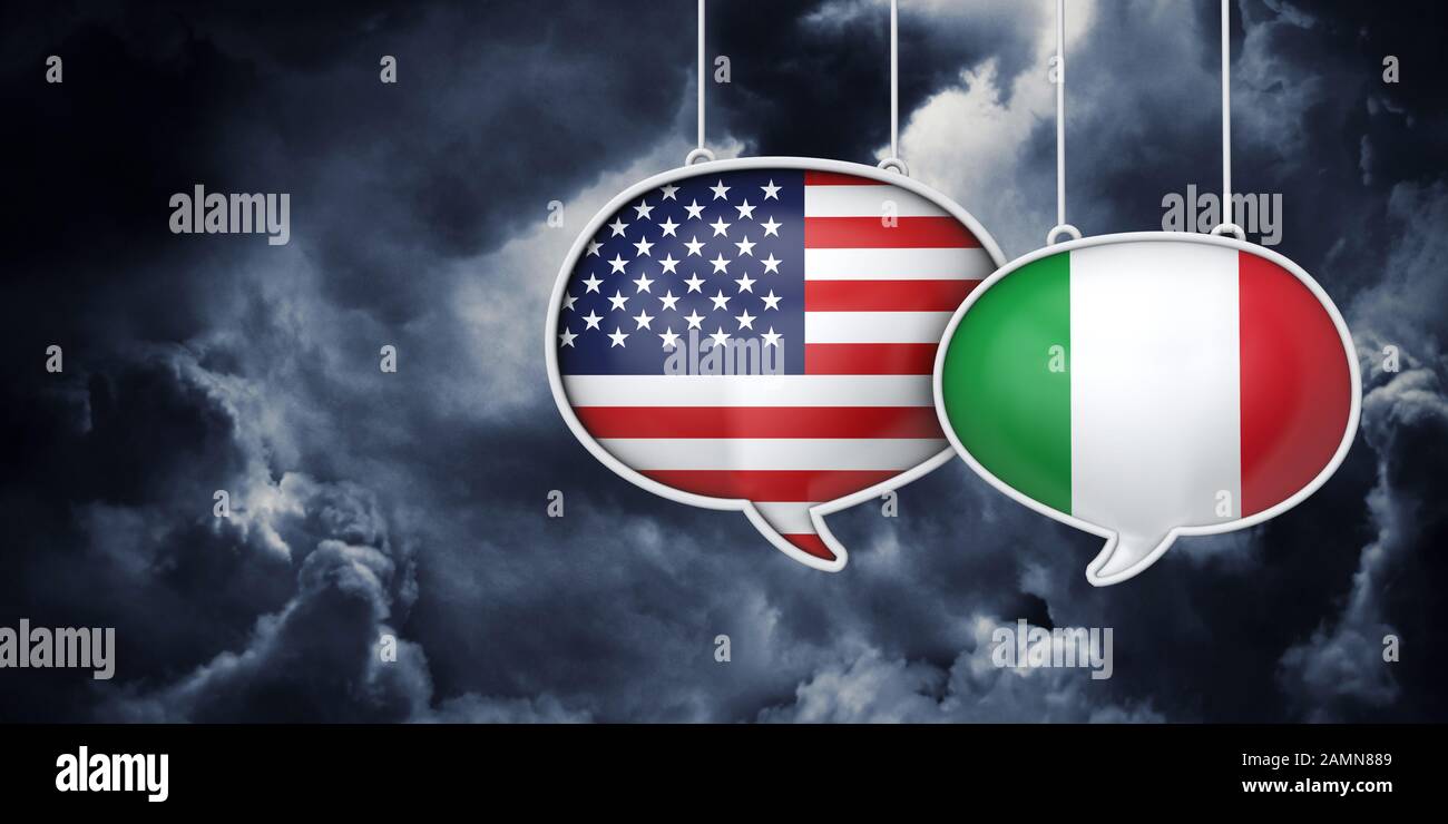 Usa and italy negotiations hi-res stock photography and images - Alamy