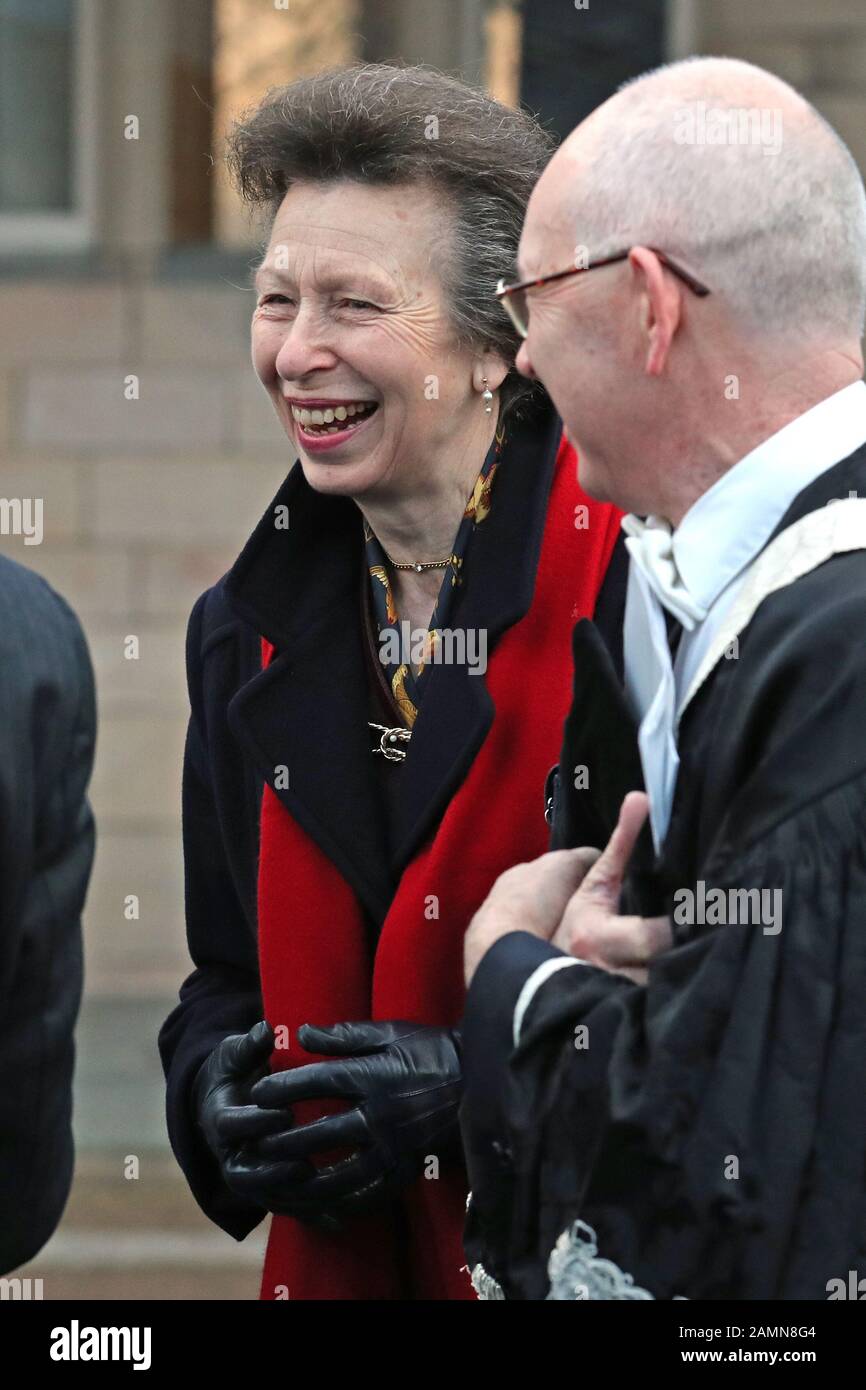 The Princess Royal at the University of Aberdeen, where she received an ...