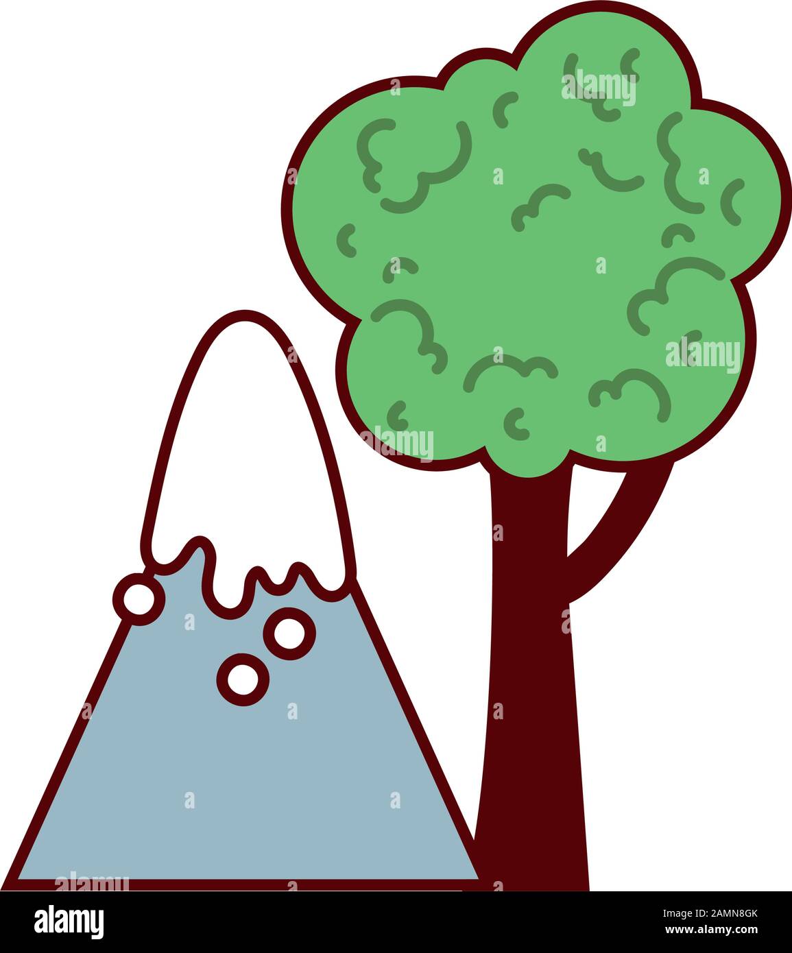 Alpine plant Stock Vector Images - Alamy