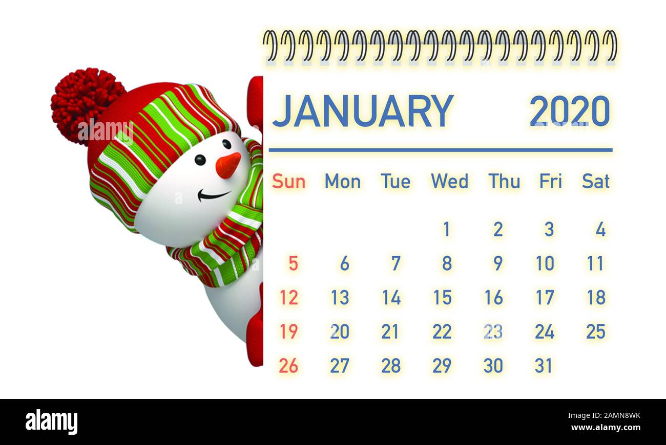 2020 Calendar High Resolution Stock Photography and Images - Alamy