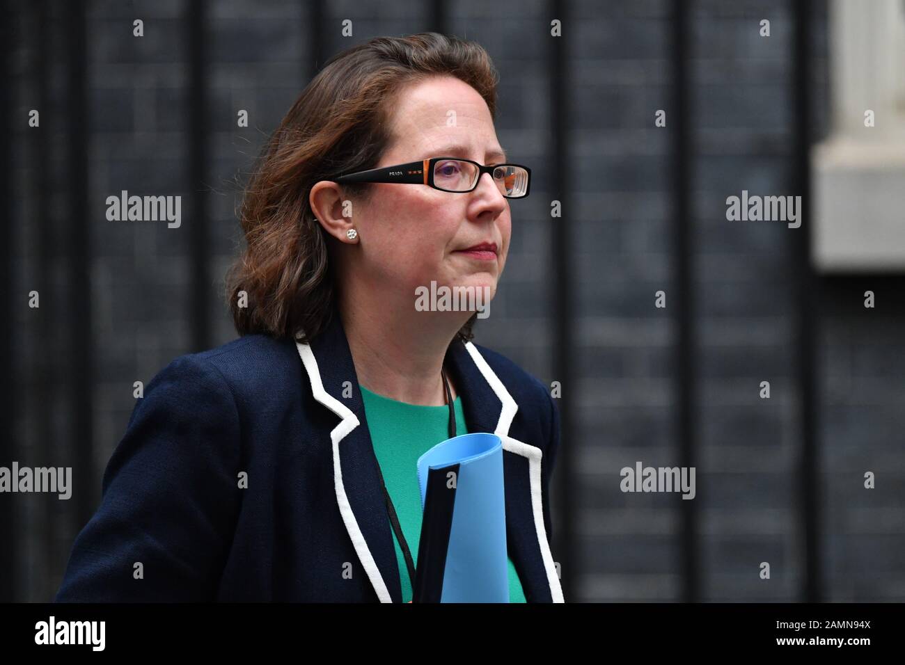 Downing Street, London, UK. 14th January 2020. Baroness Evans of Bowes ...
