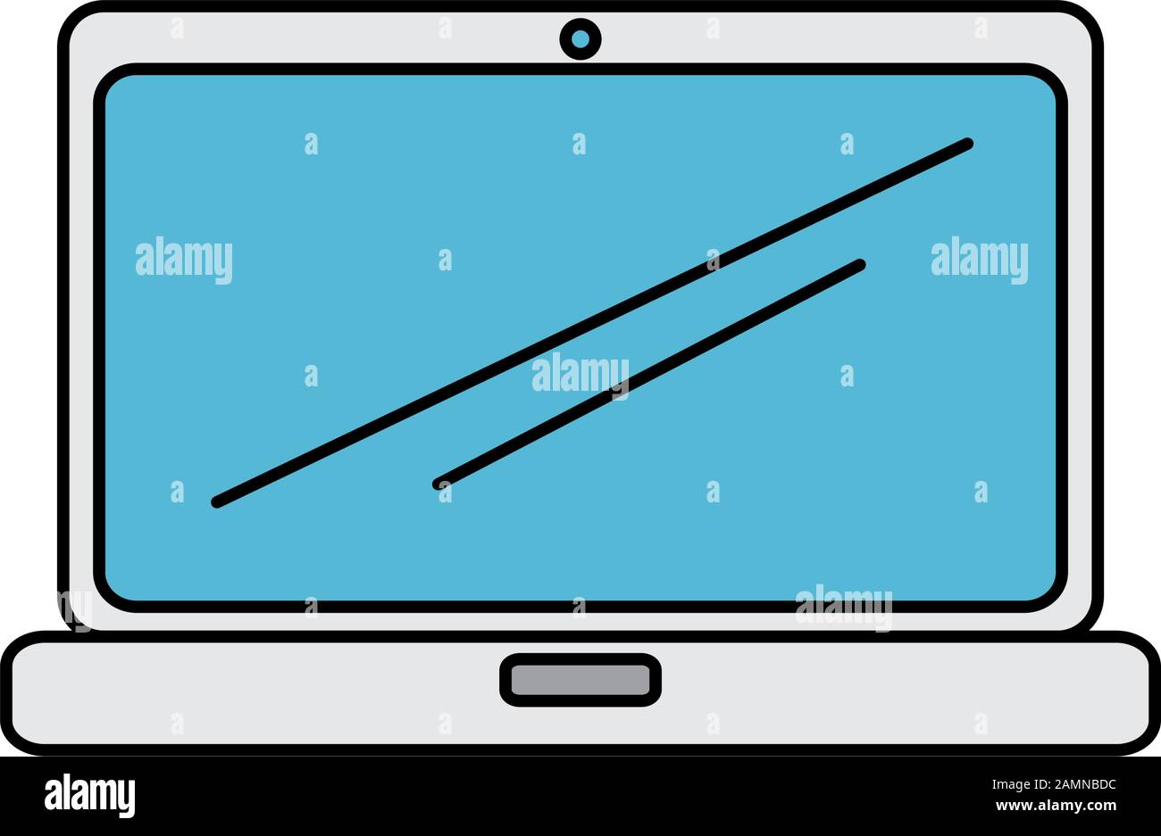 Isolated digital laptop vector design Stock Vector Image & Art - Alamy