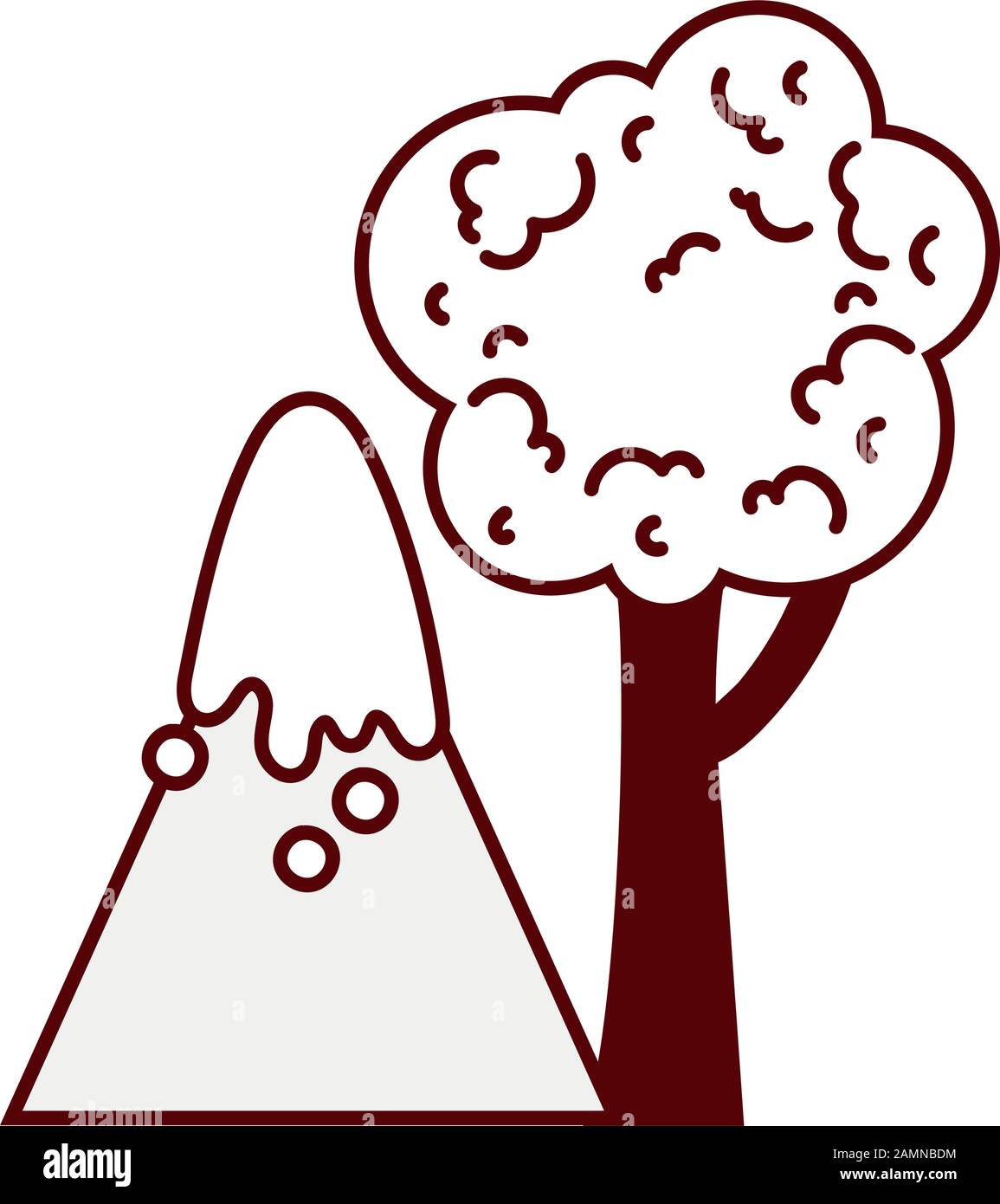 Alpine plant Stock Vector Images - Alamy