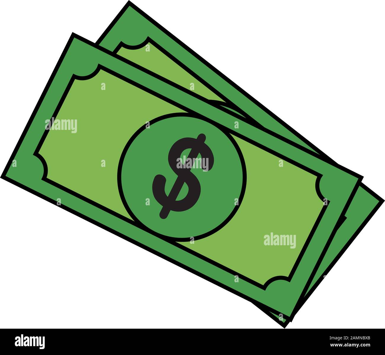 Isolated money bills vector design Stock Vector Image & Art - Alamy