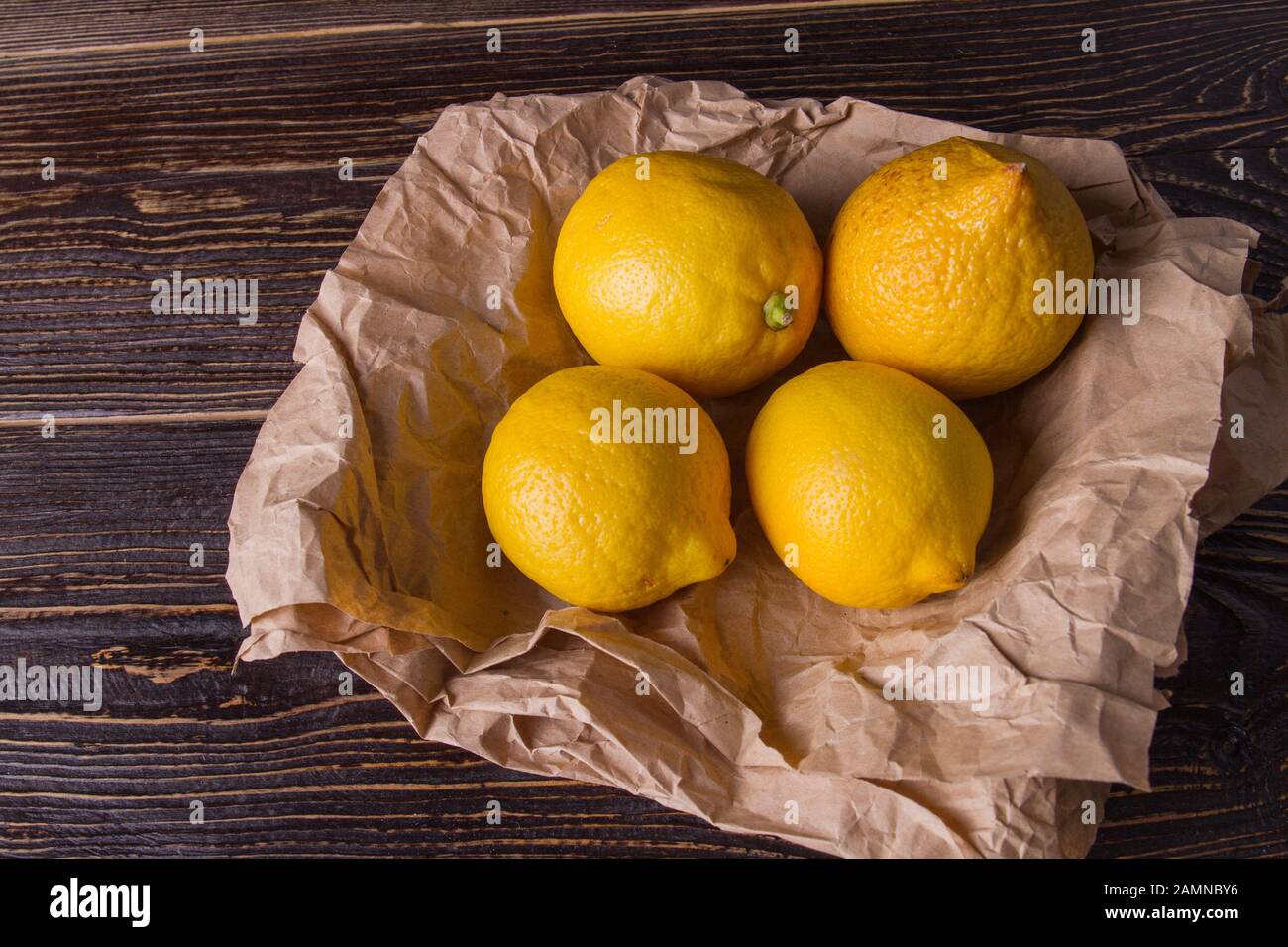 Four ripe lemons hi-res stock photography and images - Alamy