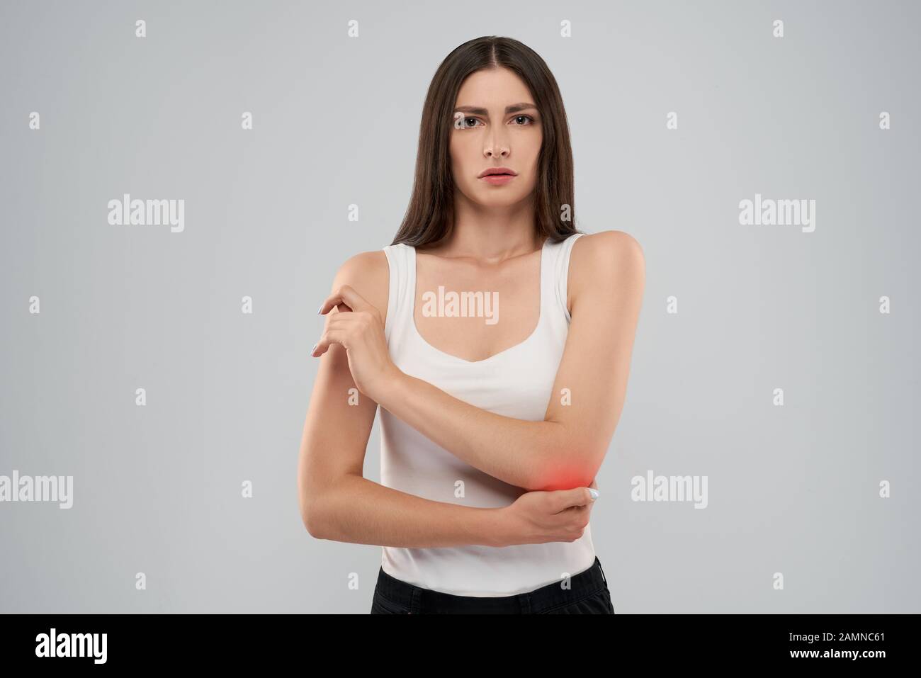 Touching elbow hi-res stock photography and images - Alamy