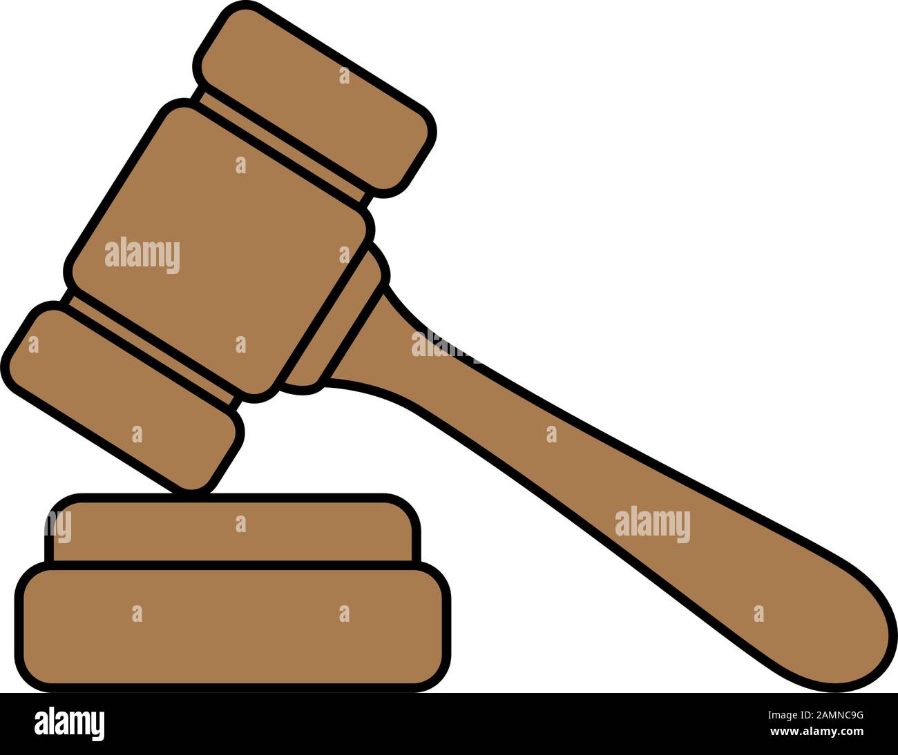 Isolated hammer law vector design Stock Vector Image & Art - Alamy