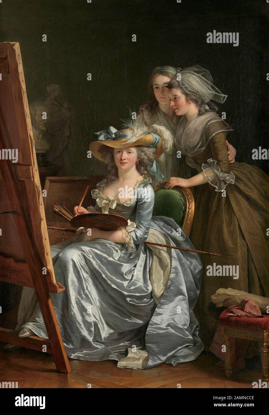 Labille Guiard Adelaide , Self Portrait with Two Pupils , Marie ...