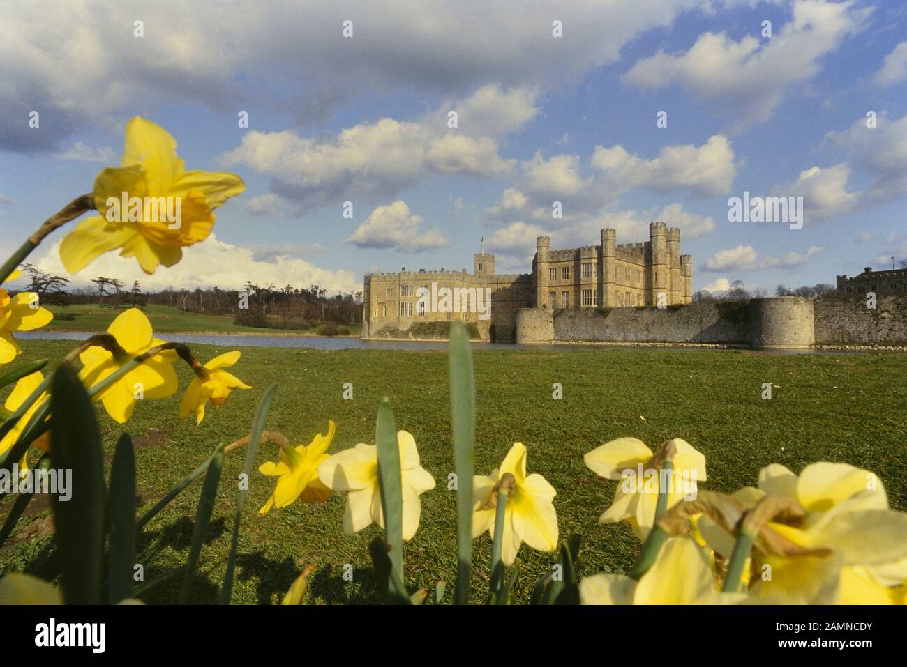 Springtime at Leeds Castle. Kent. England. UK Stock Photo - Alamy