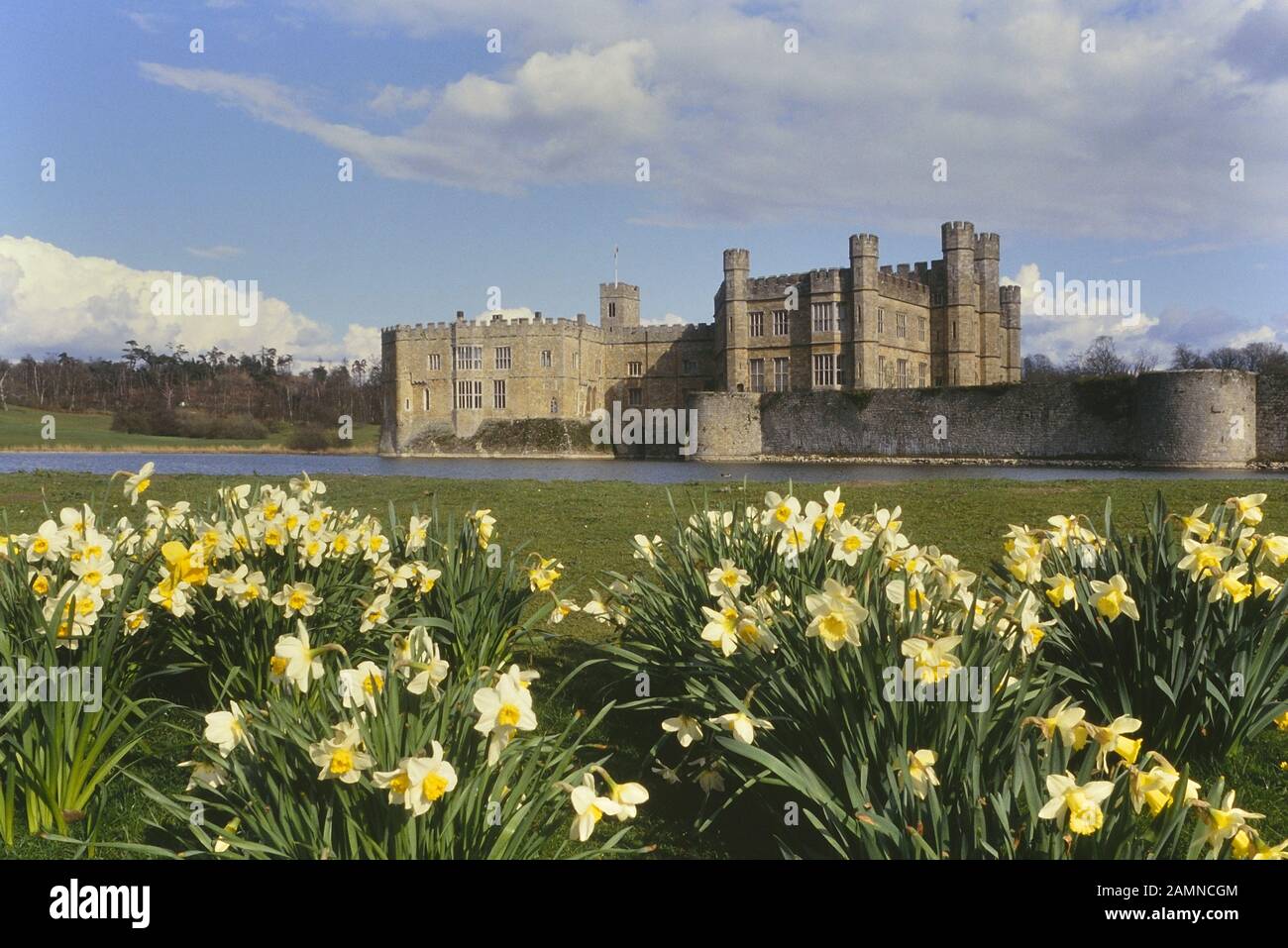 Springtime at Leeds Castle. Kent. England. UK Stock Photo - Alamy