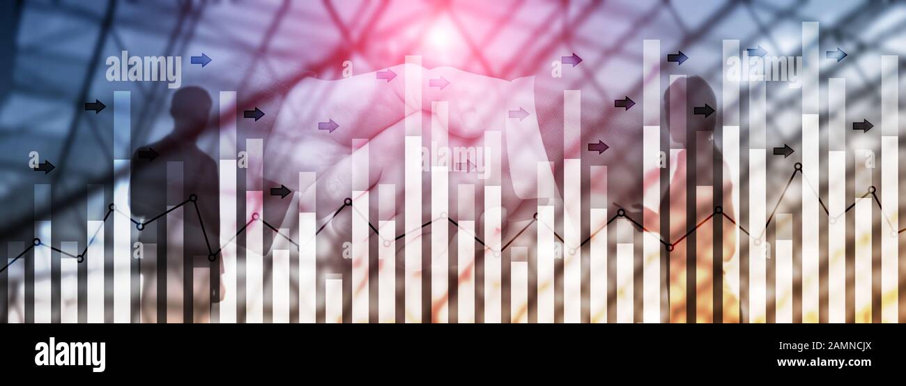 Investment trading financial analysing forex currency economy growth ...