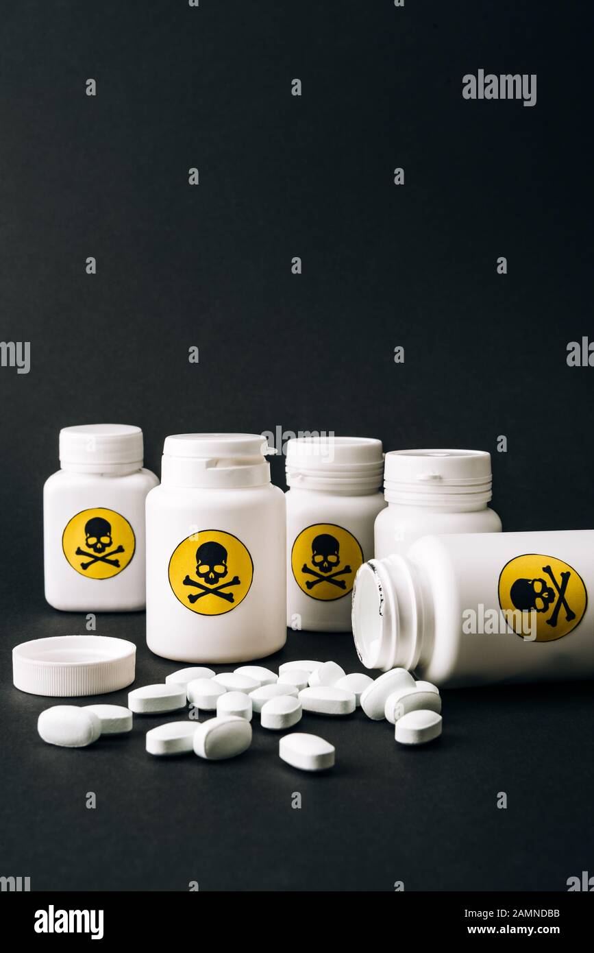 Toxic sign bottles hi-res stock photography and images - Alamy