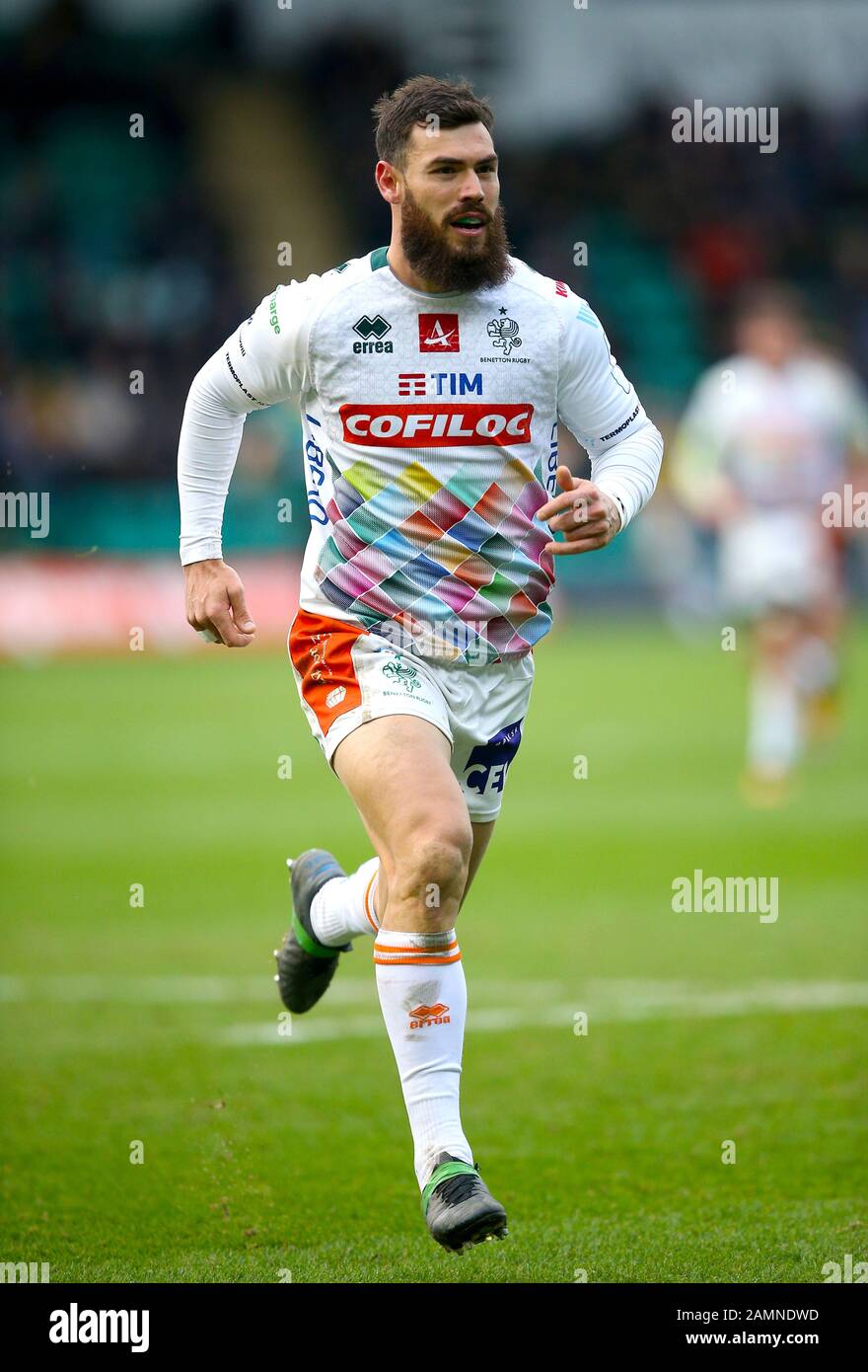 Benetton Rugby's Jayden Hayward Stock Photo - Alamy