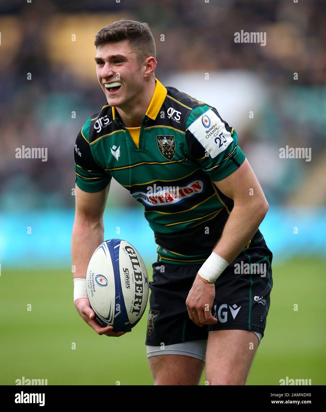 Northampton Saints' James Grayson Stock Photo - Alamy