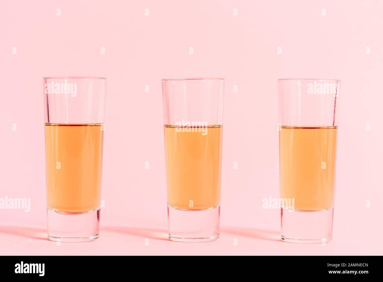 Three alcohol shots hi-res stock photography and images - Alamy