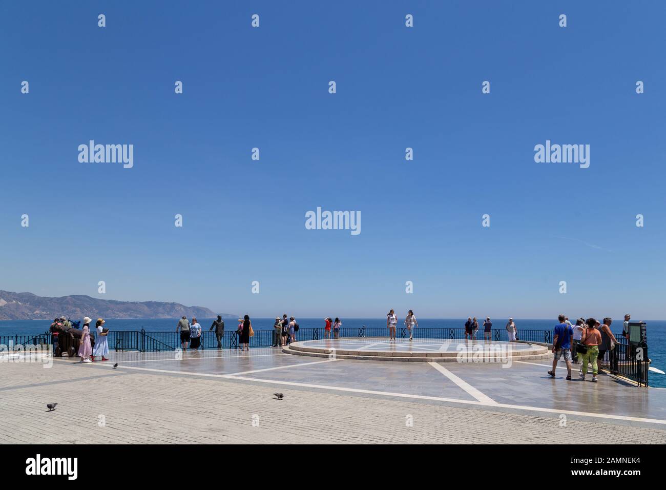 Balcony of Europe in Nerja, Spain Stock Photo - Alamy