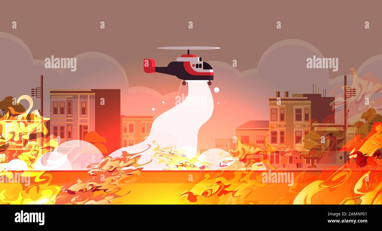 Aerial firefighting Stock Vector Images - Alamy